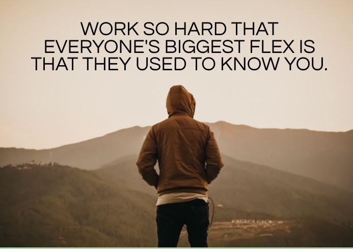 WORK SO HARD QUOTE TEMPLATE | PosterMyWall
