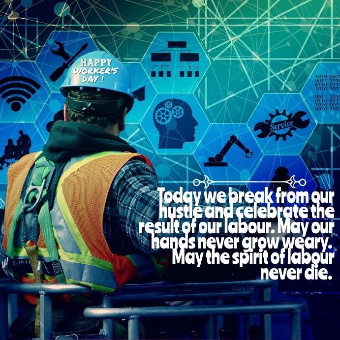 Copy of worker's day | PosterMyWall