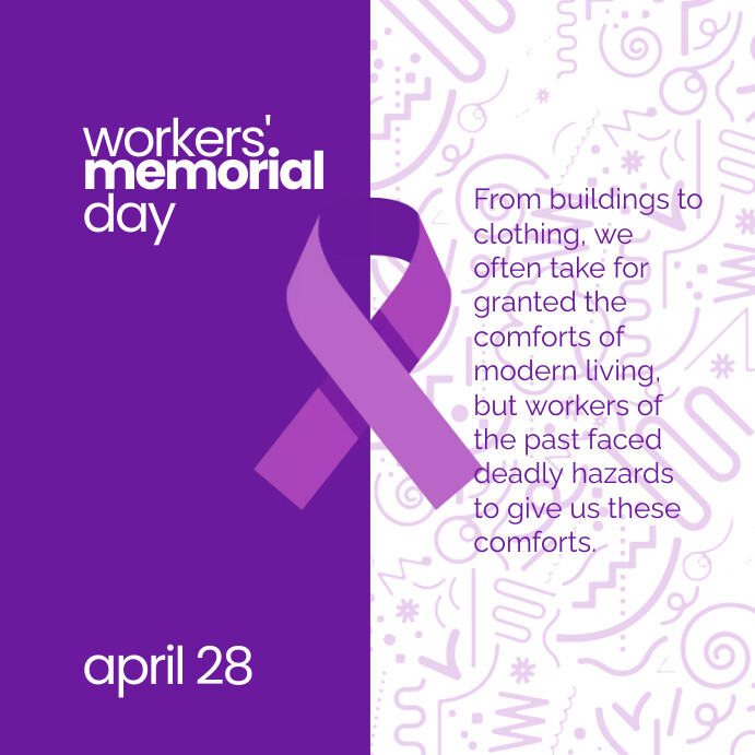 Worker's Memorial Day Instagram Post Template | PosterMyWall