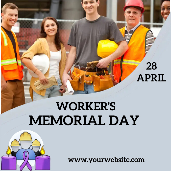Worker's Memorial Day Instagram Post Template | PosterMyWall