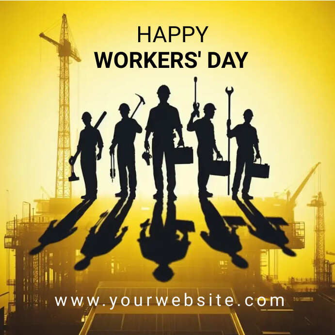 Workers' and labor day remembrance poster Template | PosterMyWall