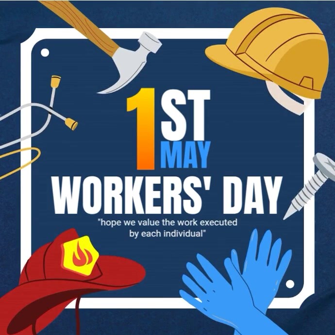 Plantilla de Workers' Day Ads | PosterMyWall