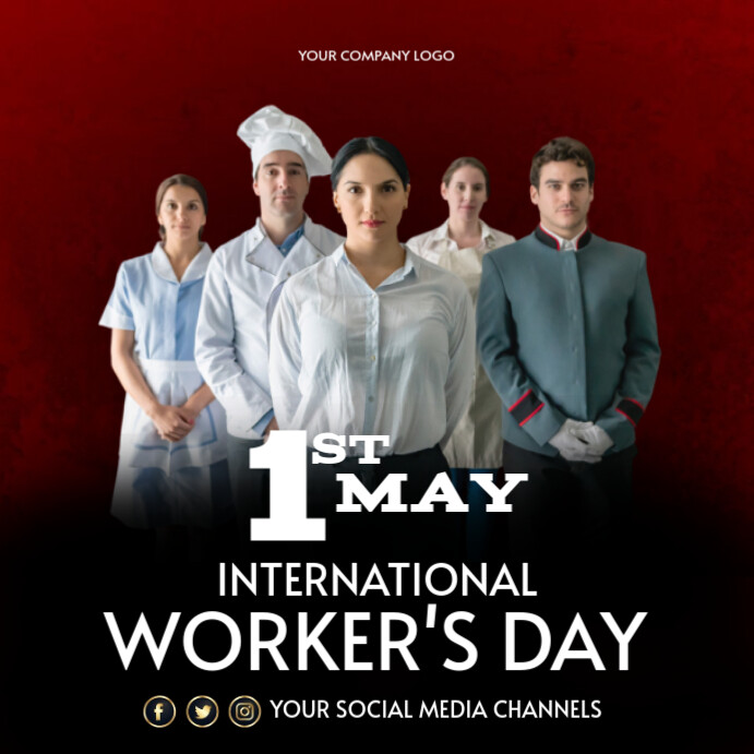Copy of Workers' Day Design Template | PosterMyWall