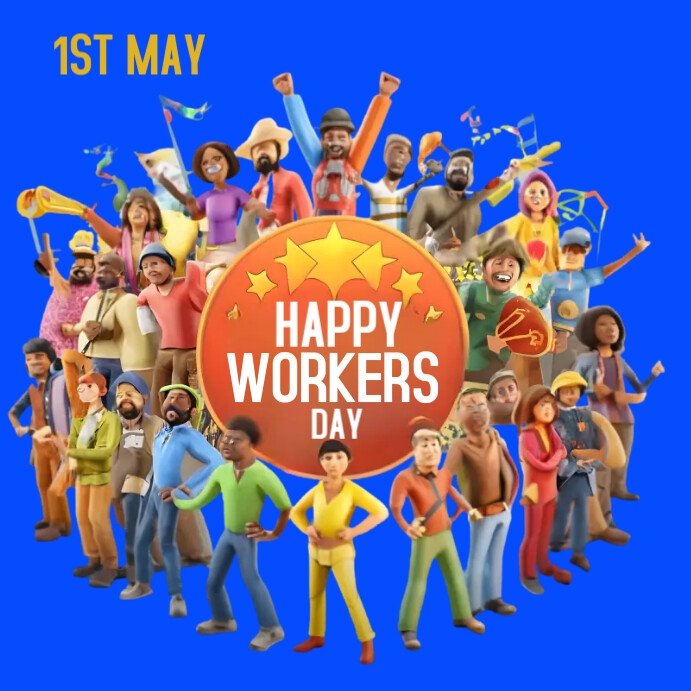 Workers day celebration Template | PosterMyWall