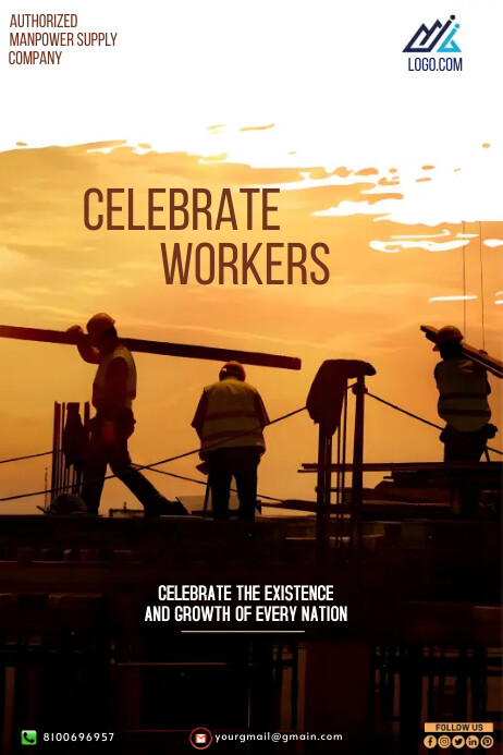 Workers day Template | PosterMyWall