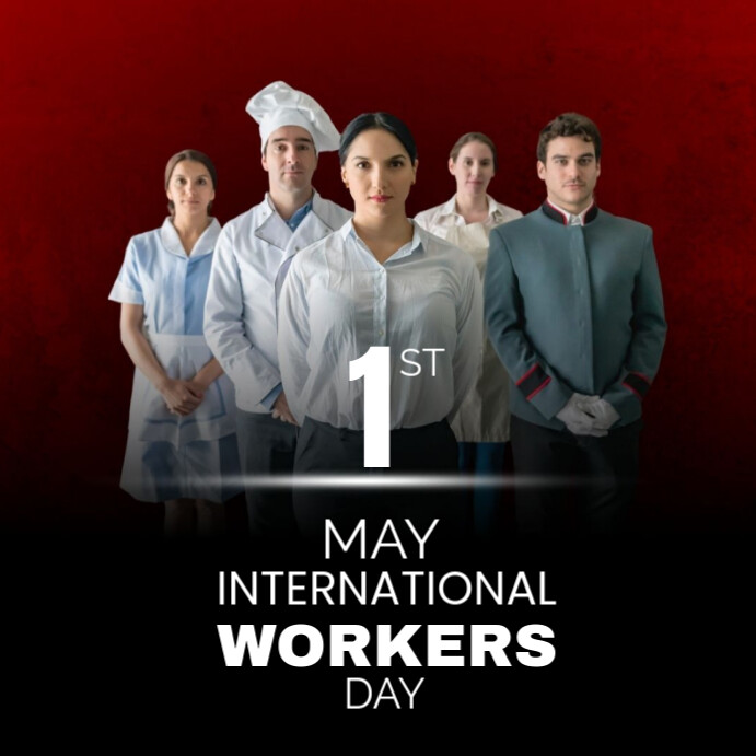 Copy of workers day design template | PosterMyWall