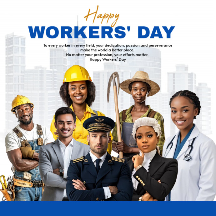 Workers Day poster template | PosterMyWall