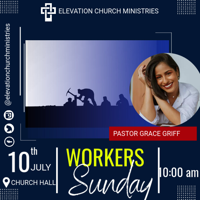 WORKERS SERVICE (13) Template | PosterMyWall