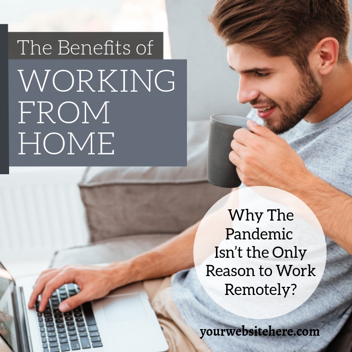 Working from Home Instagram Post | PosterMyWall