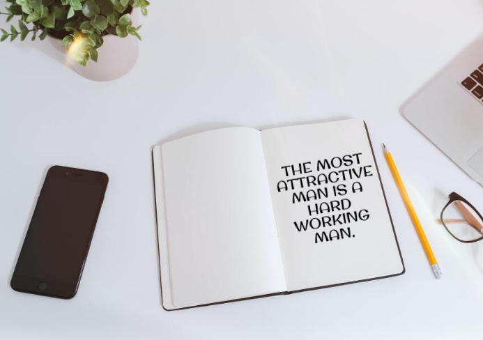 Plantilla de WORKING HARD QUOTE TEMPLATE | PosterMyWall