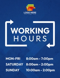 office hours poster Template | PosterMyWall