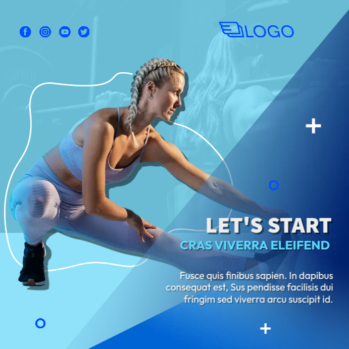 Plantilla de Anuncios de Ejercicios | PosterMyWall