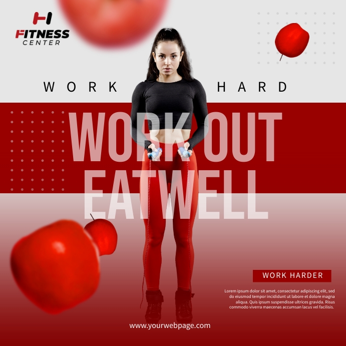 Plantilla de Workout Design Ads | PosterMyWall