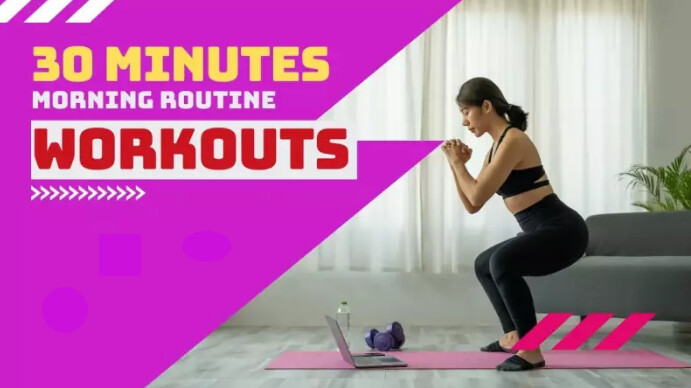 Workout thumbnail Template | PosterMyWall