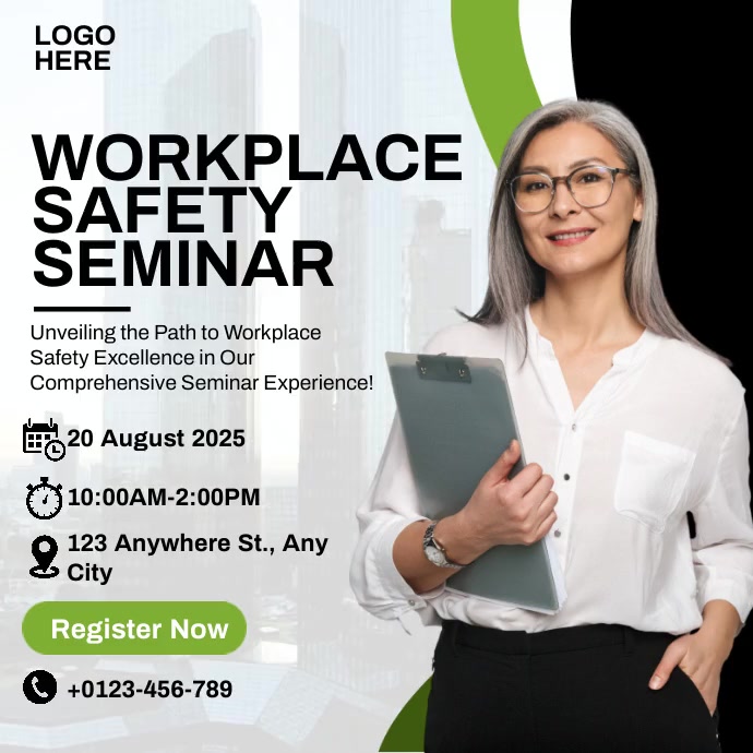 Plantilla de Workplace Safety Seminar | PosterMyWall