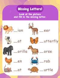 Worksheet Template | PosterMyWall