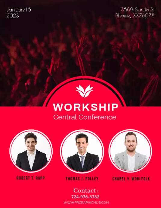 Workship Conference Flyer Template | PosterMyWall