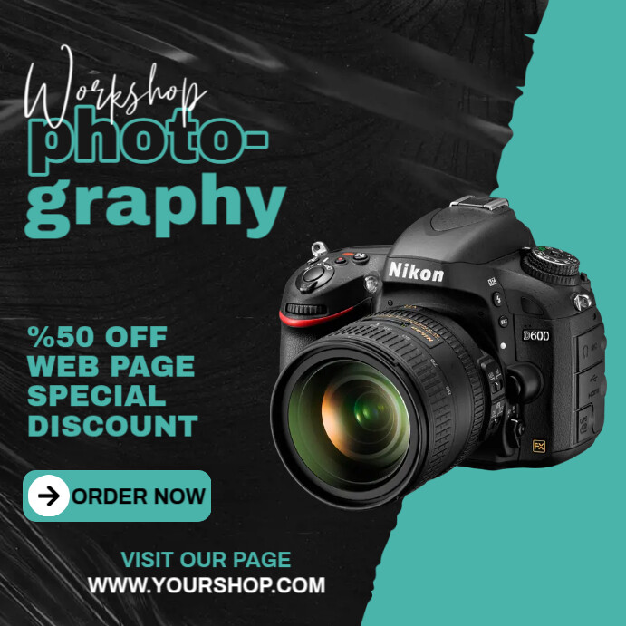 Workshop Photography Ads Template | PosterMyWall