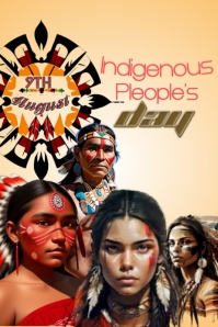 INDIGENOUS PEOPLE'S DAY POSTER Template | PosterMyWall