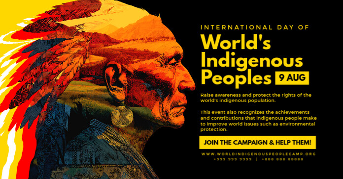 World's Indigenous Peoples Post Template | PosterMyWall