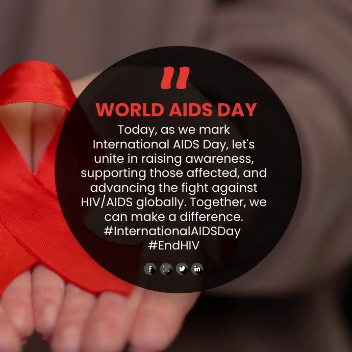 world aids day (2) Template | PosterMyWall
