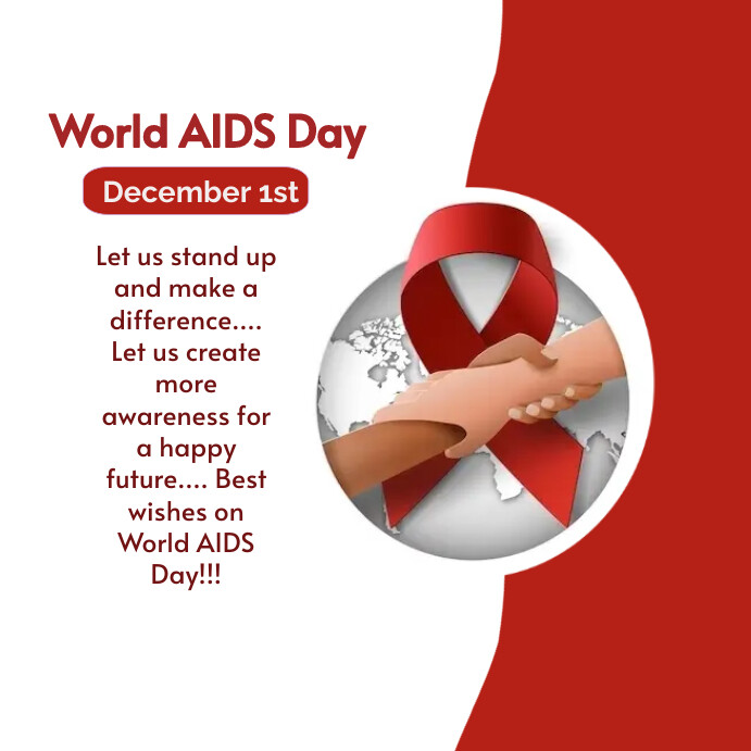 world AIDS day Template | PosterMyWall