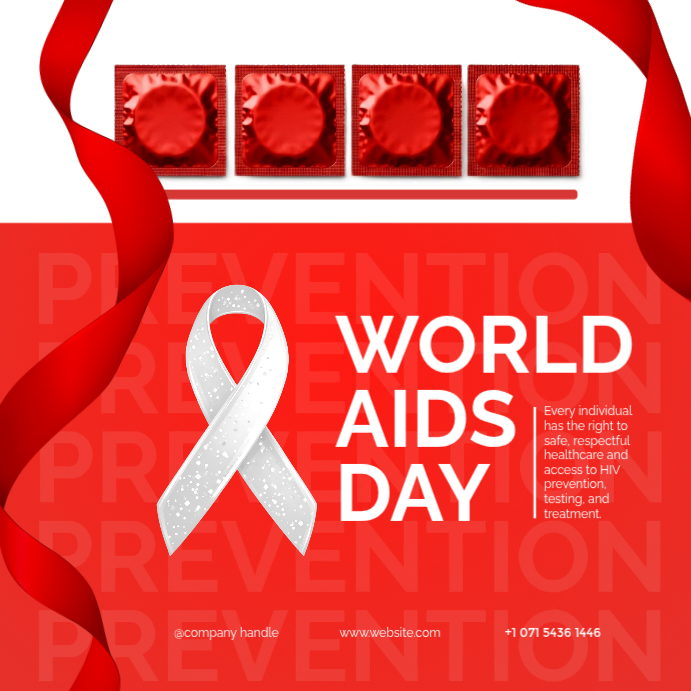 Copy of World Aids Day flyer Design | HIV/Aids Awareness Month ...