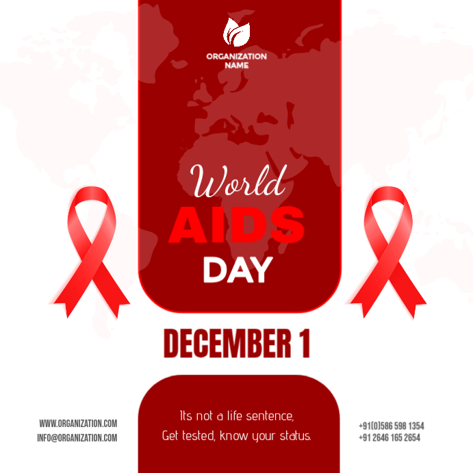 Copy of World Aids Day flyer Design | HIV/Aids Awareness Month ...