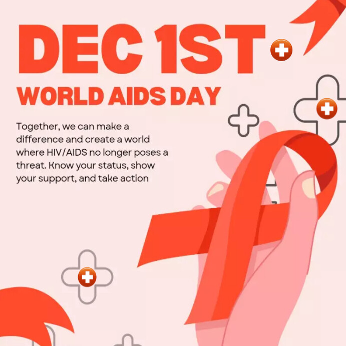 World aids day Instagram post Template | PosterMyWall