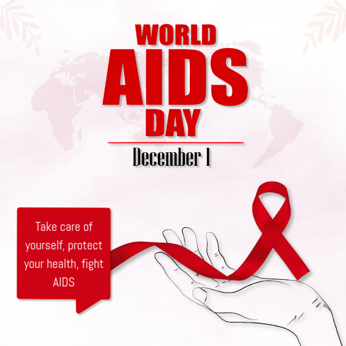 World Aids Day Instagram Post Templat | PosterMyWall