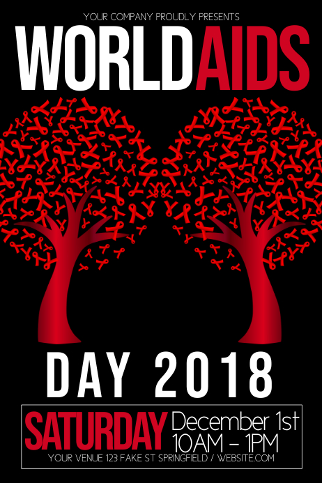 World Aids Day Poster Template | PosterMyWall