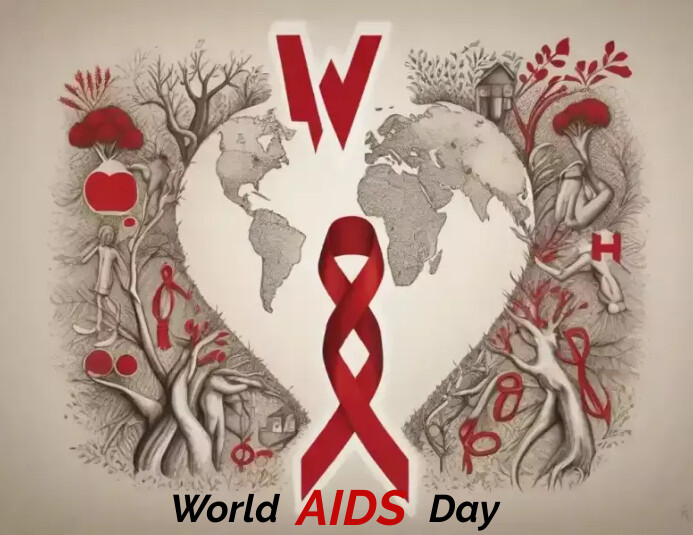 World AIDS day template(editable) | PosterMyWall