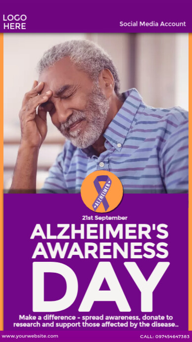 World Alzheimer's Awareness Day Template | PosterMyWall