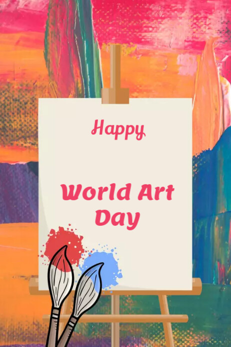 World Art Day Template | PosterMyWall