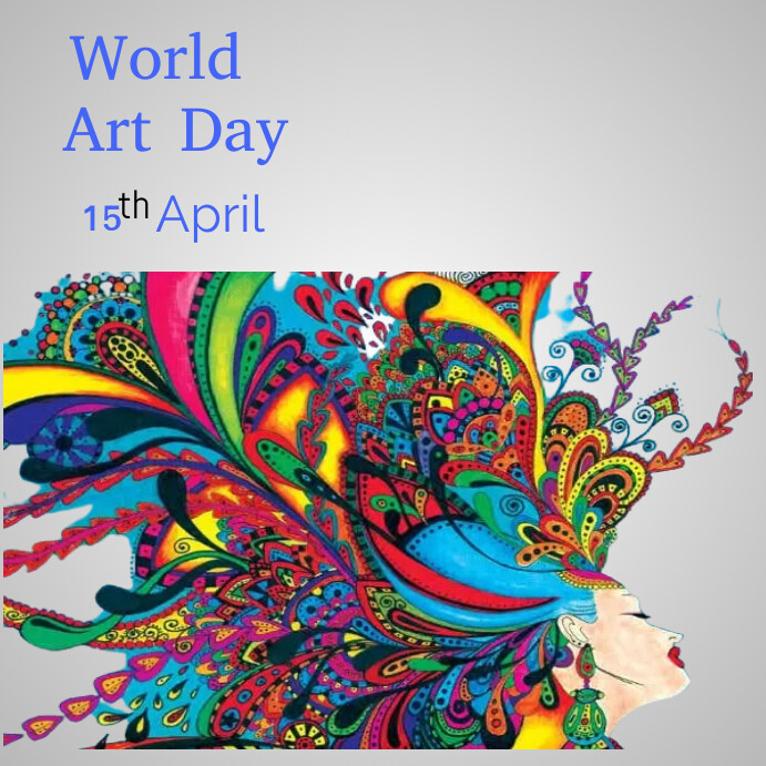World Art Day design Template | PosterMyWall