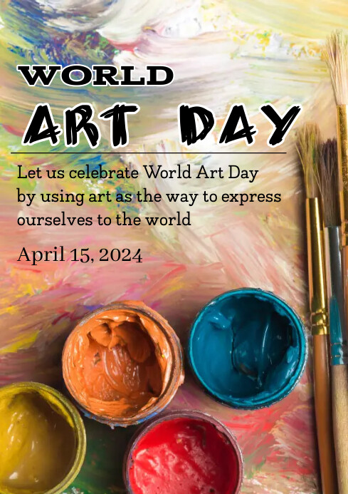 World Art Day Template | PosterMyWall