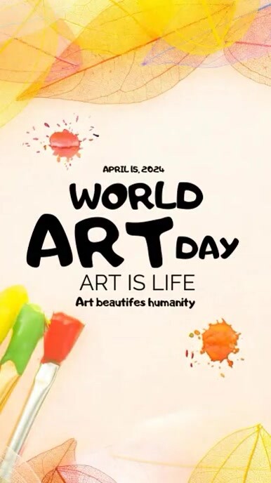 World Art Day Designs Template | PosterMyWall