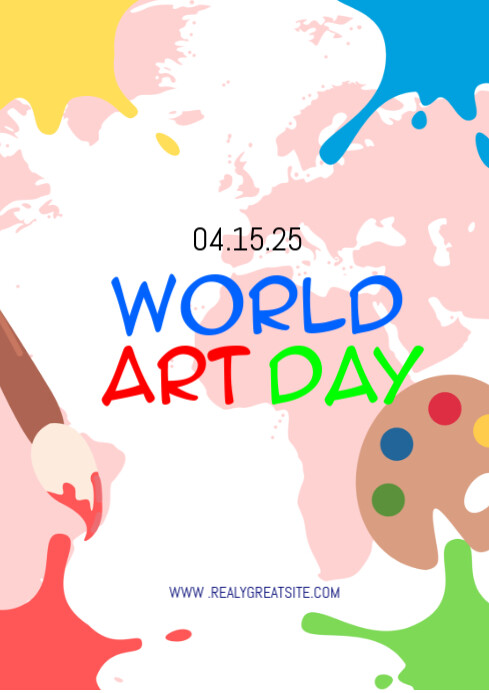 Copy of WORLD ART DAY INSTAGRAM POST TEMPLETE | PosterMyWall