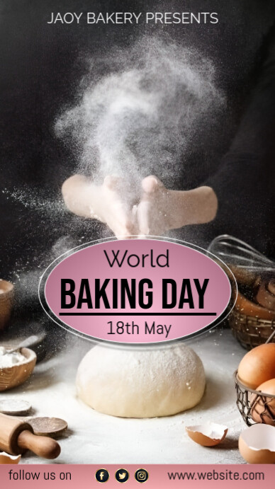 Copy of World baking day | PosterMyWall