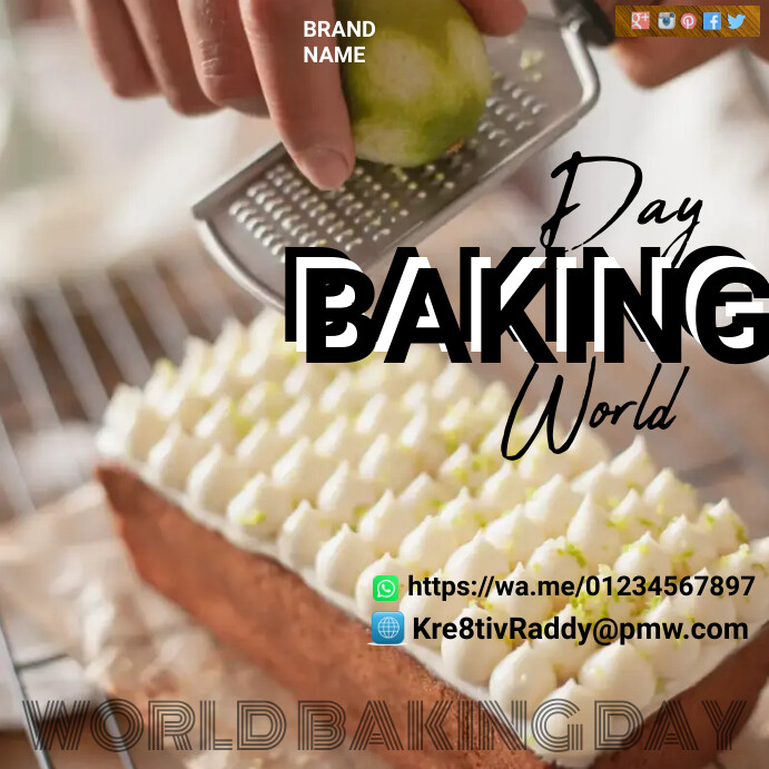 Copy of World Baking Day | PosterMyWall