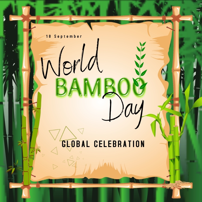 World Bamboo Day Template | PosterMyWall