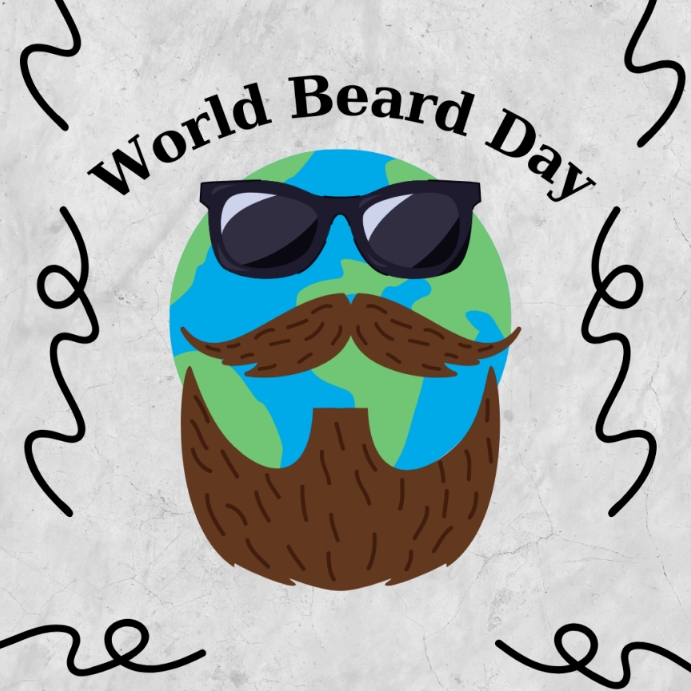 world beard day post 2023 Template | PosterMyWall