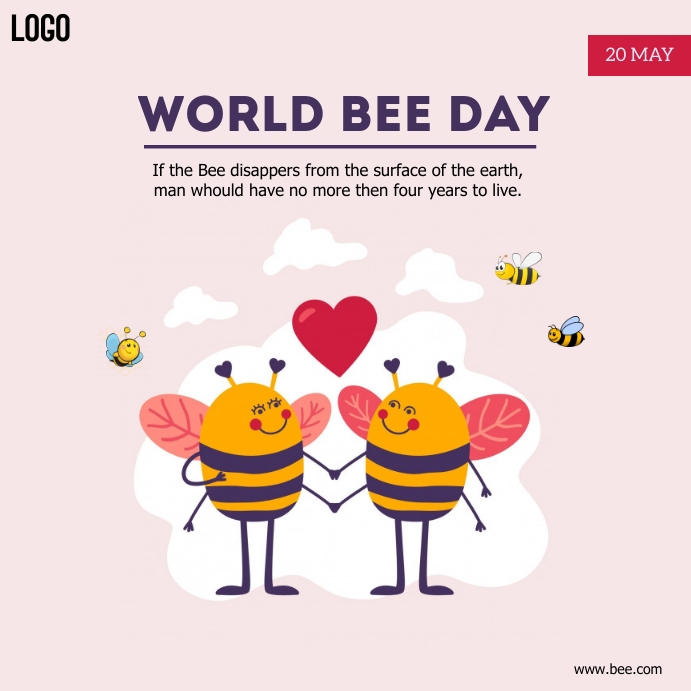 World Bee Day! Template | PosterMyWall