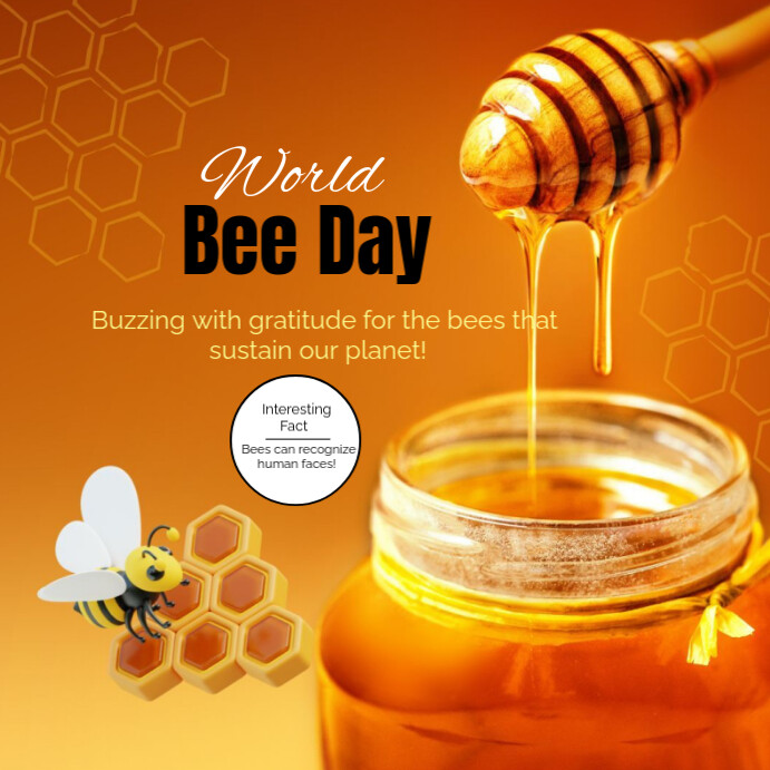 Copy of world bee day | PosterMyWall