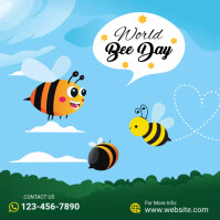 World Bee Day Template Postermywall