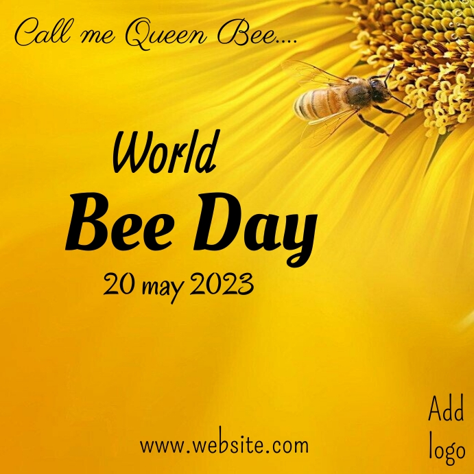 World bee day instagram post Template | PosterMyWall