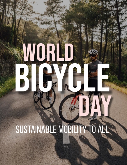 Copy of World Bicycle Day | PosterMyWall