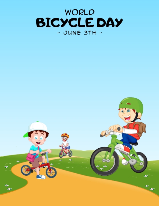 Copy of world bicycle day | PosterMyWall
