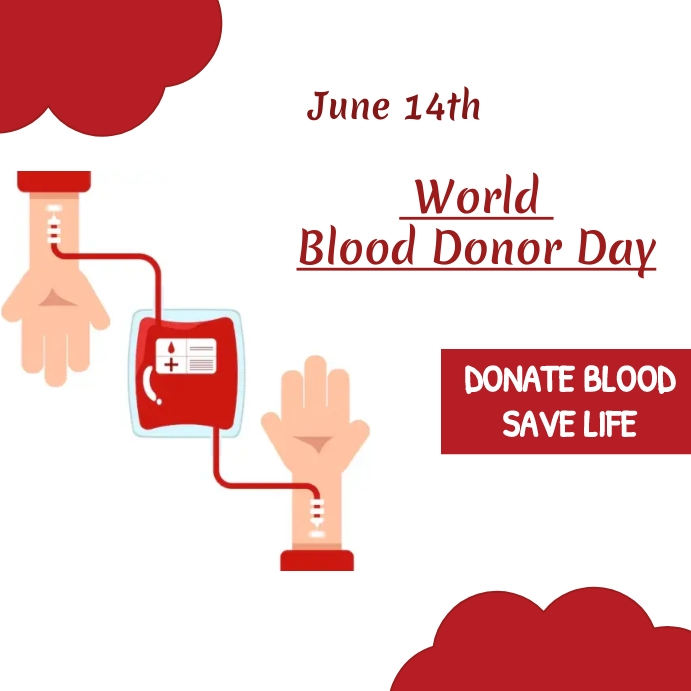 world blood donor day Template | PosterMyWall
