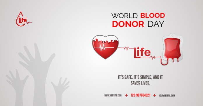 World Blood Donor Day Template | PosterMyWall